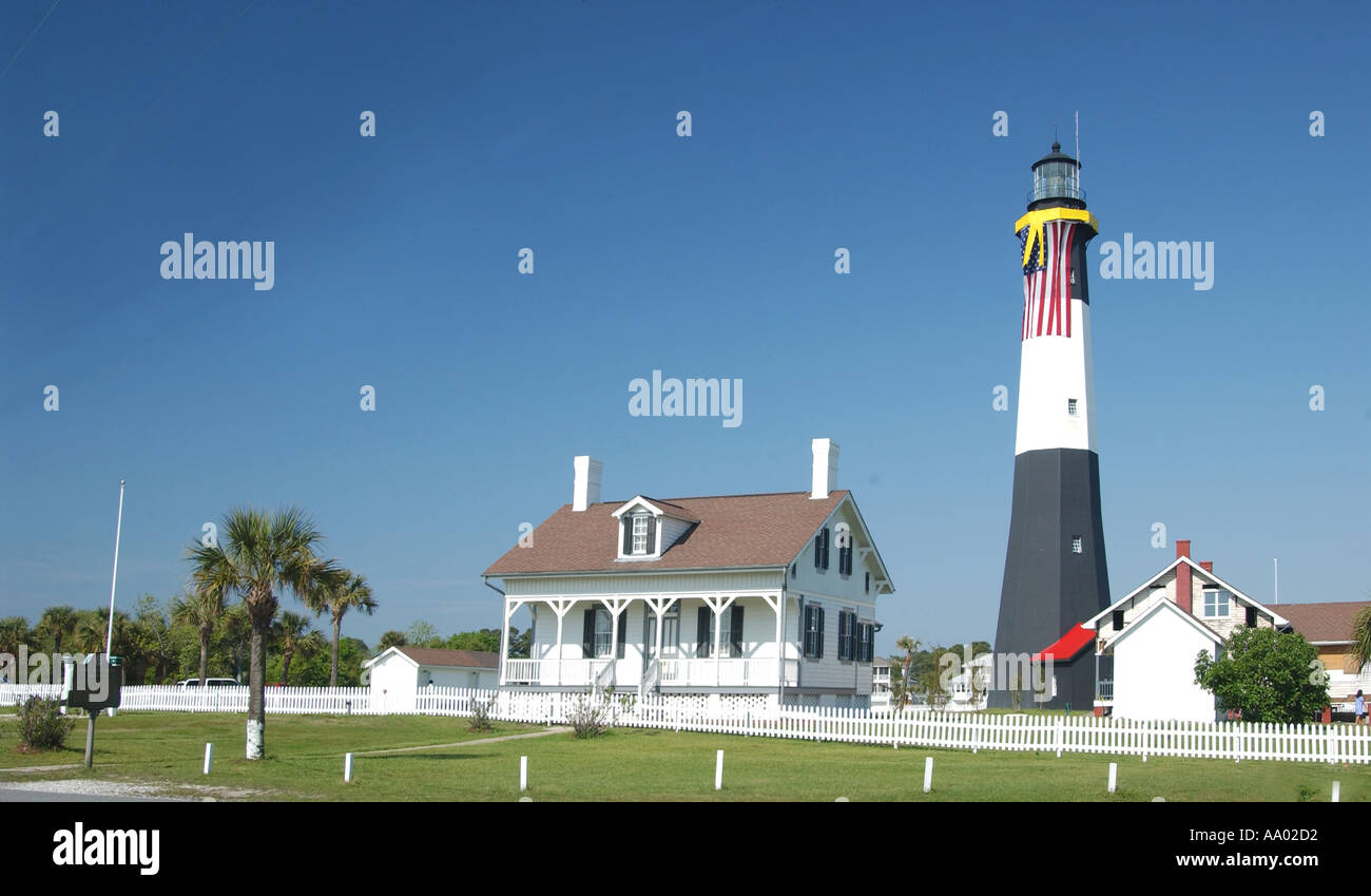 Tybee Island Lighthouse Tybee Island, Georgia USA Stock Photo - Alamy