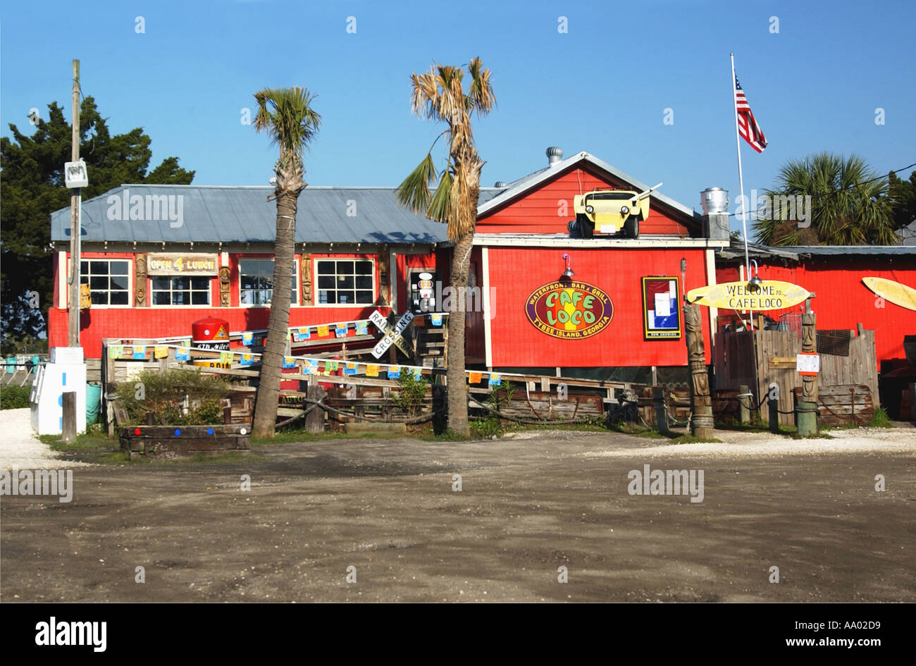 Cafe Loco Restaurant with outdoor seating and waterfront views in ...