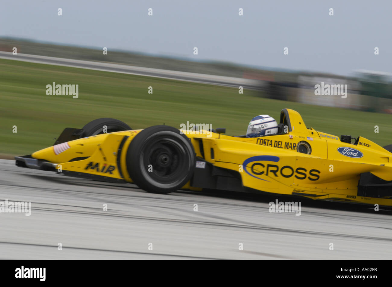 Geoff Boss races at the Cleveland Grand Prix 2003 Stock Photo - Alamy