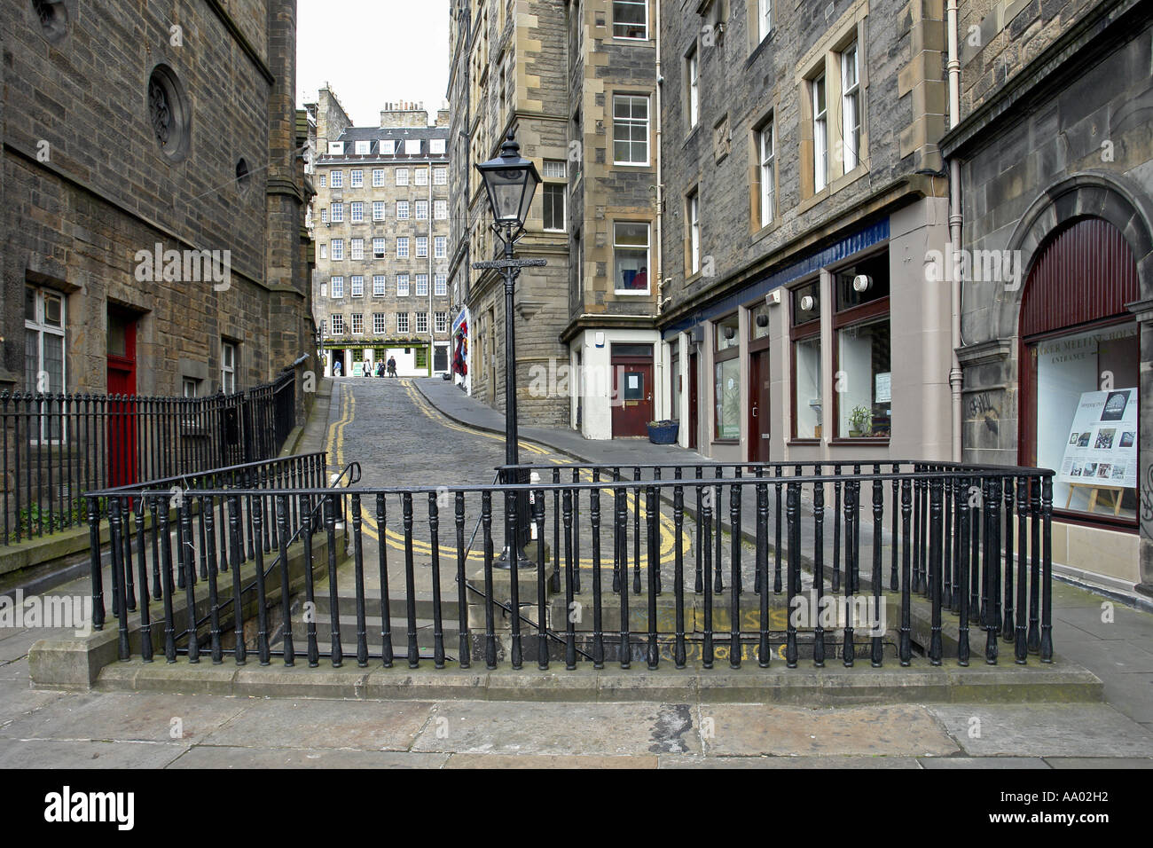 Victoria Terrace Above Victoria Street in the Old Town of Edinburgh ...