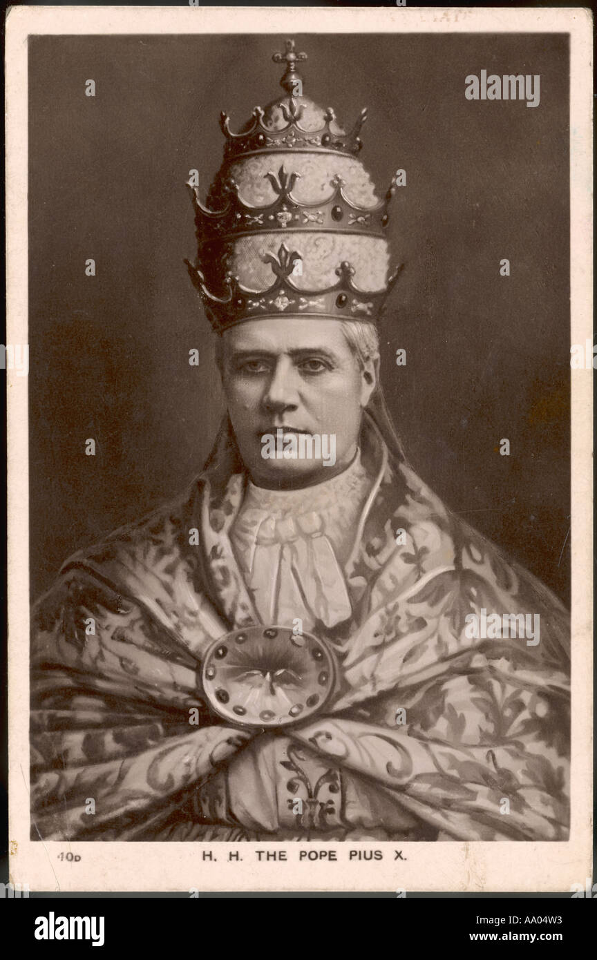 Papal Tiara Pius X Stock Photo - Alamy