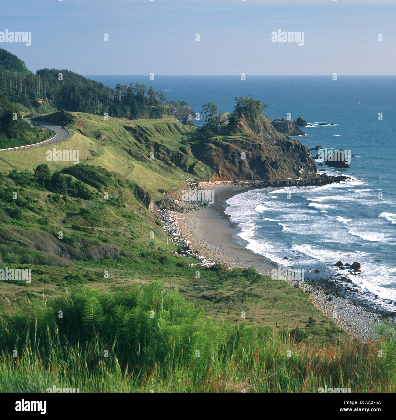 Oregon Coast USA Stock Photo - Alamy