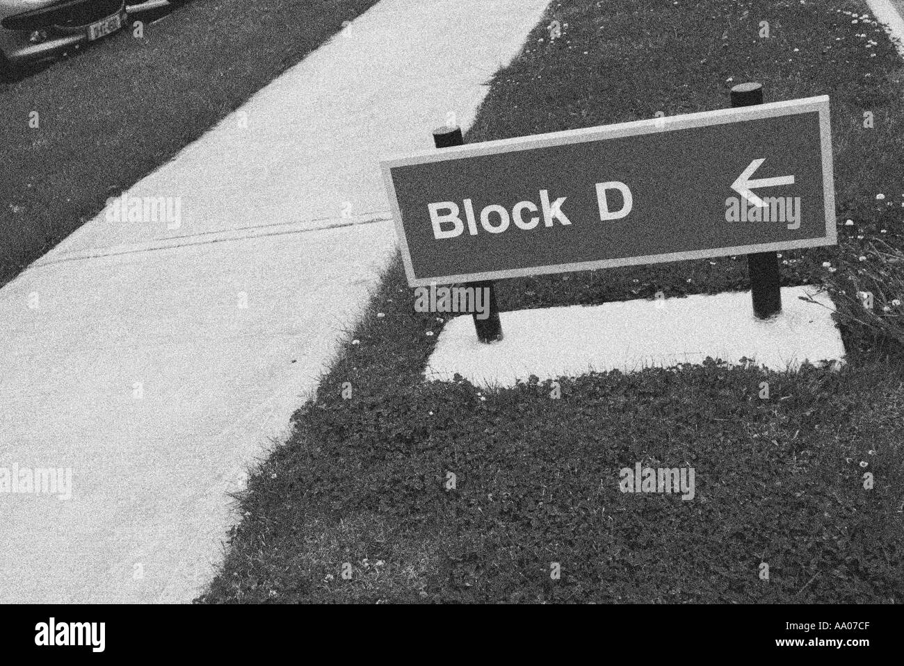 Industrial estate sign Black and White Stock Photos & Images - Alamy