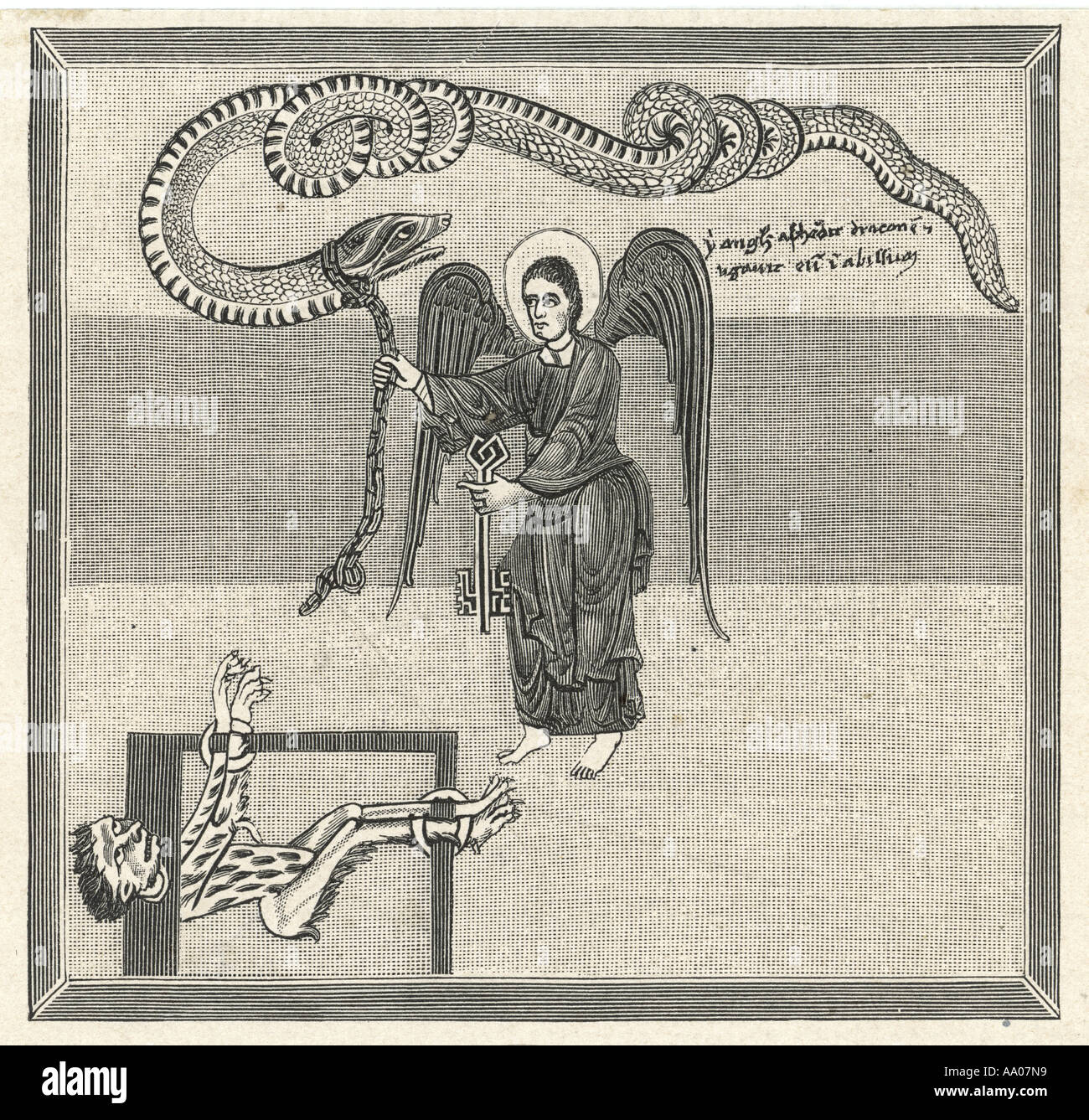 Angel Chains Dragon Stock Photo - Alamy