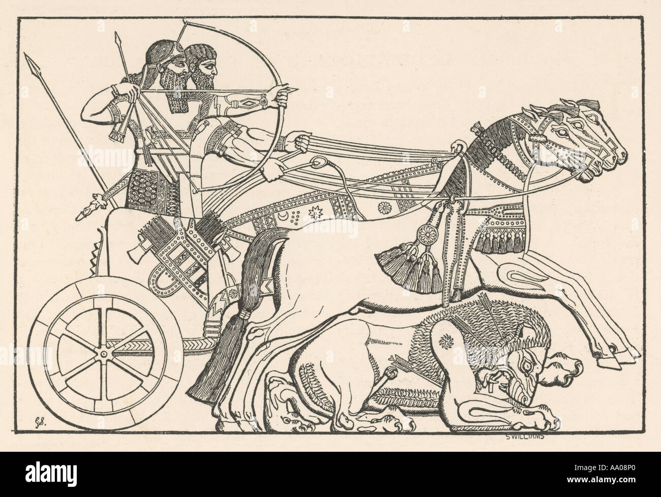 Assyrian chariot hi-res stock photography and images - Alamy