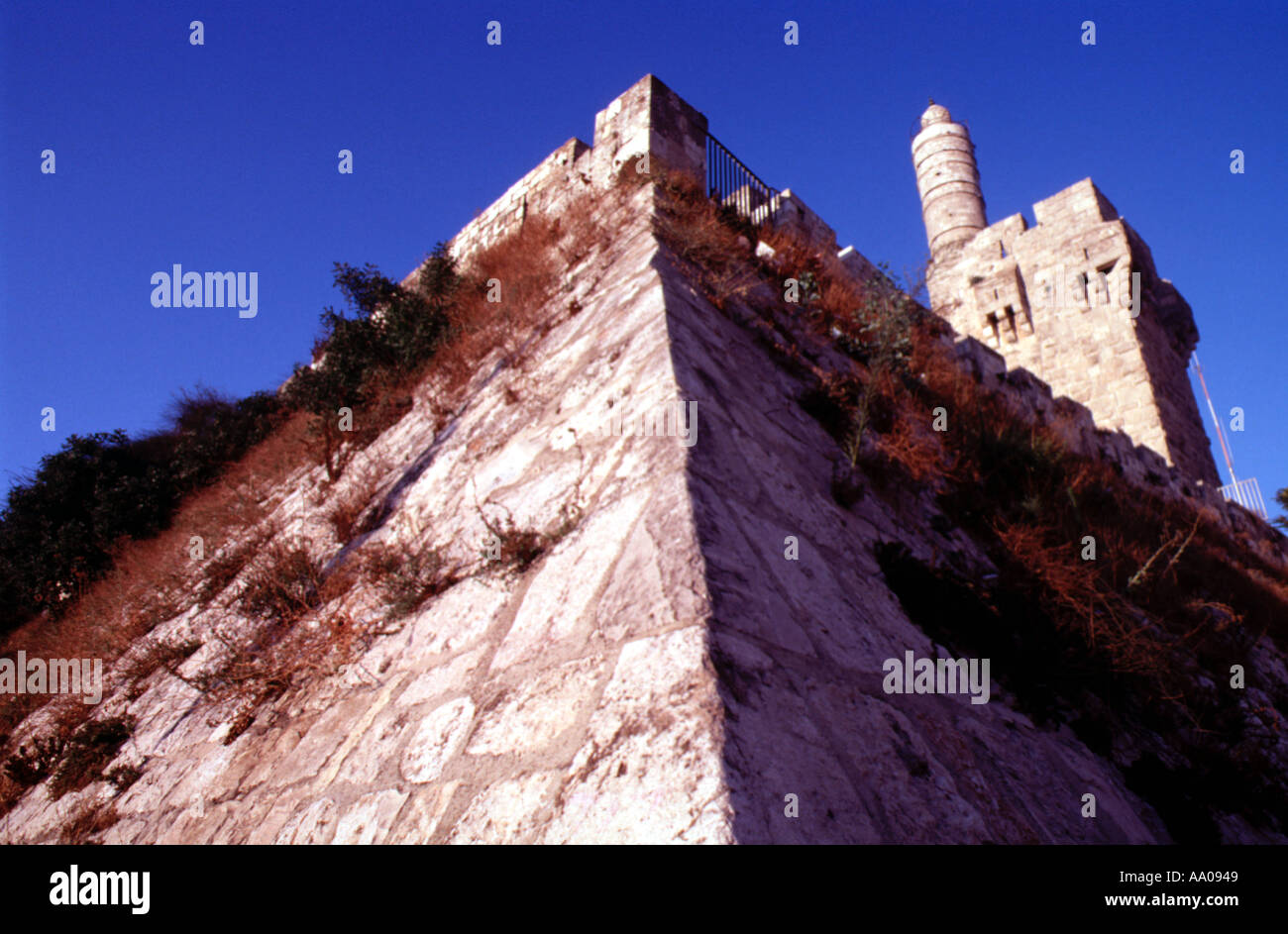 The Tower of David also known as the Jerusalem Citadel located at the ...