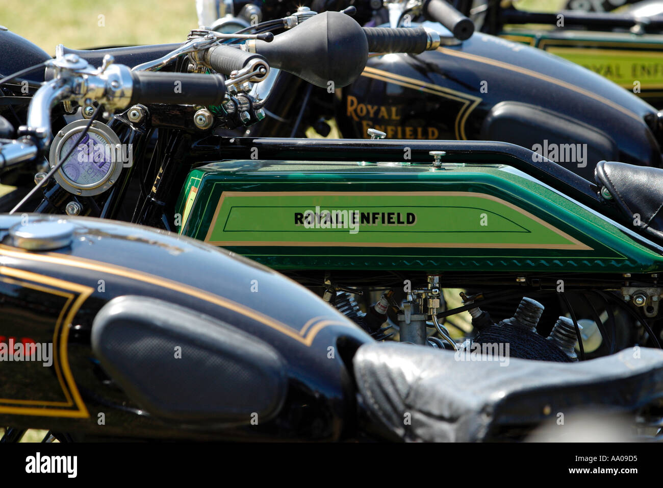 Royal Enfield motorcycles Stock Photo - Alamy