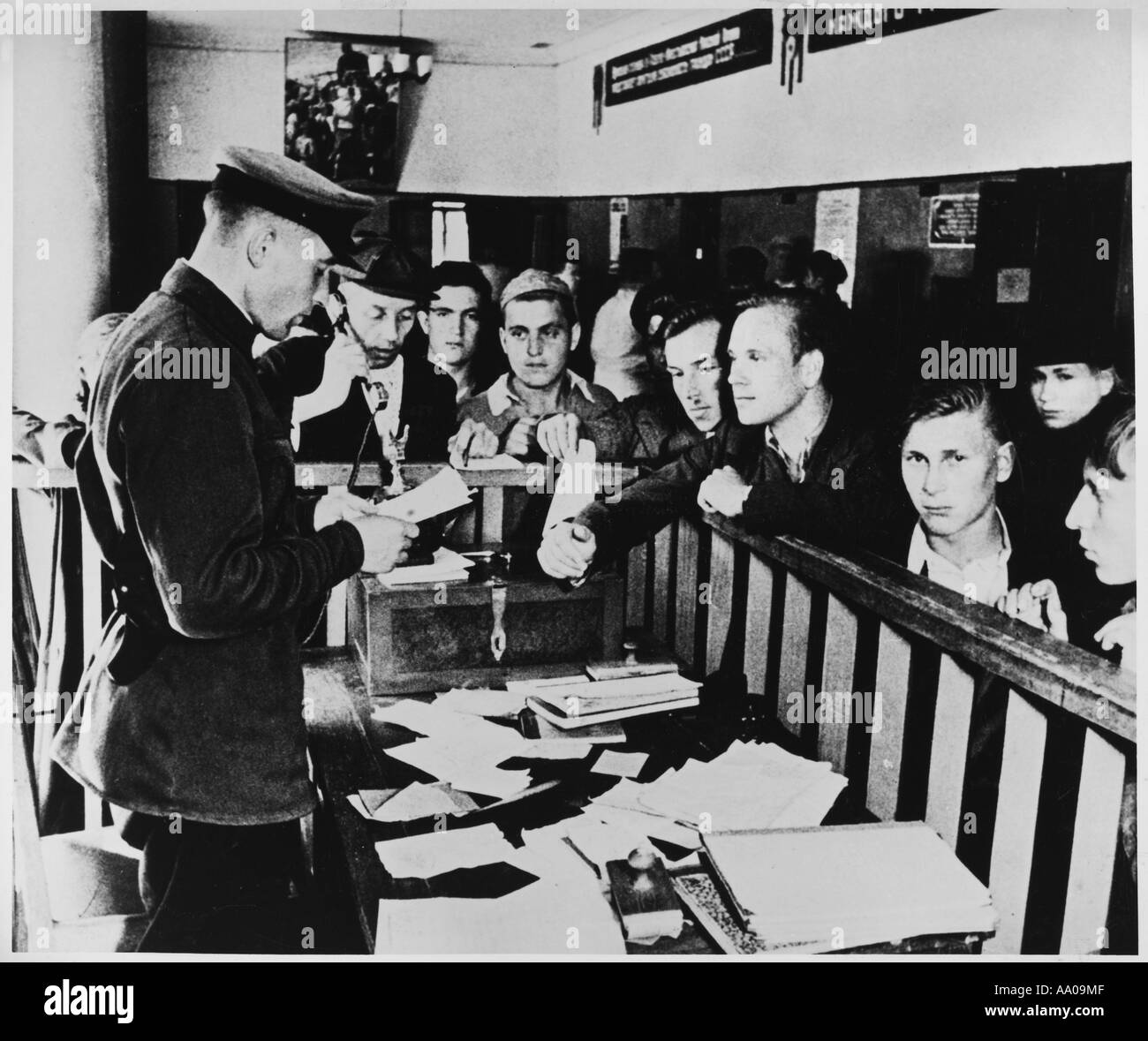 Conscription Russia 1941 Stock Photo - Alamy