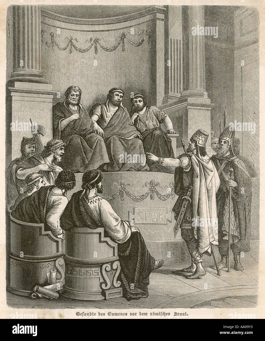 Roman senate hi-res stock photography and images - Alamy