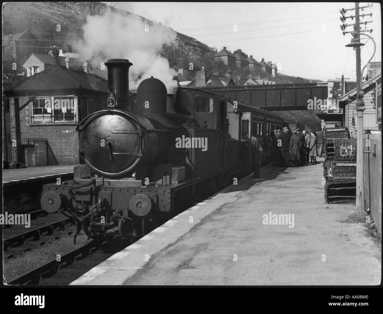 Steam train station platform hi-res stock photography and images - Alamy