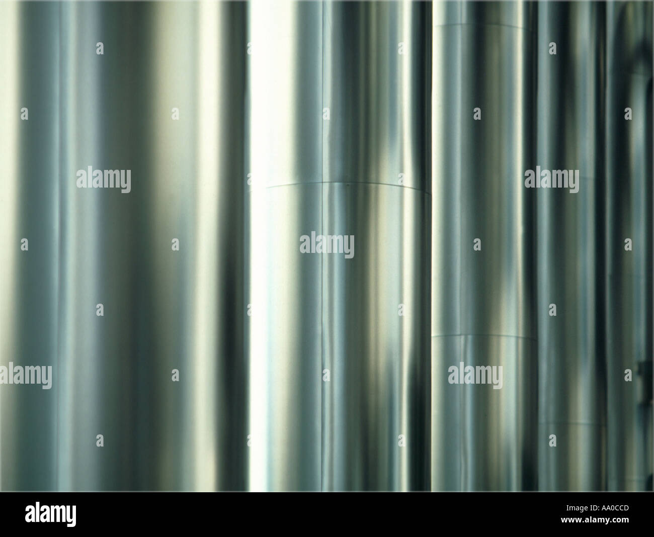 Stainless steel pillars Stock Photo - Alamy