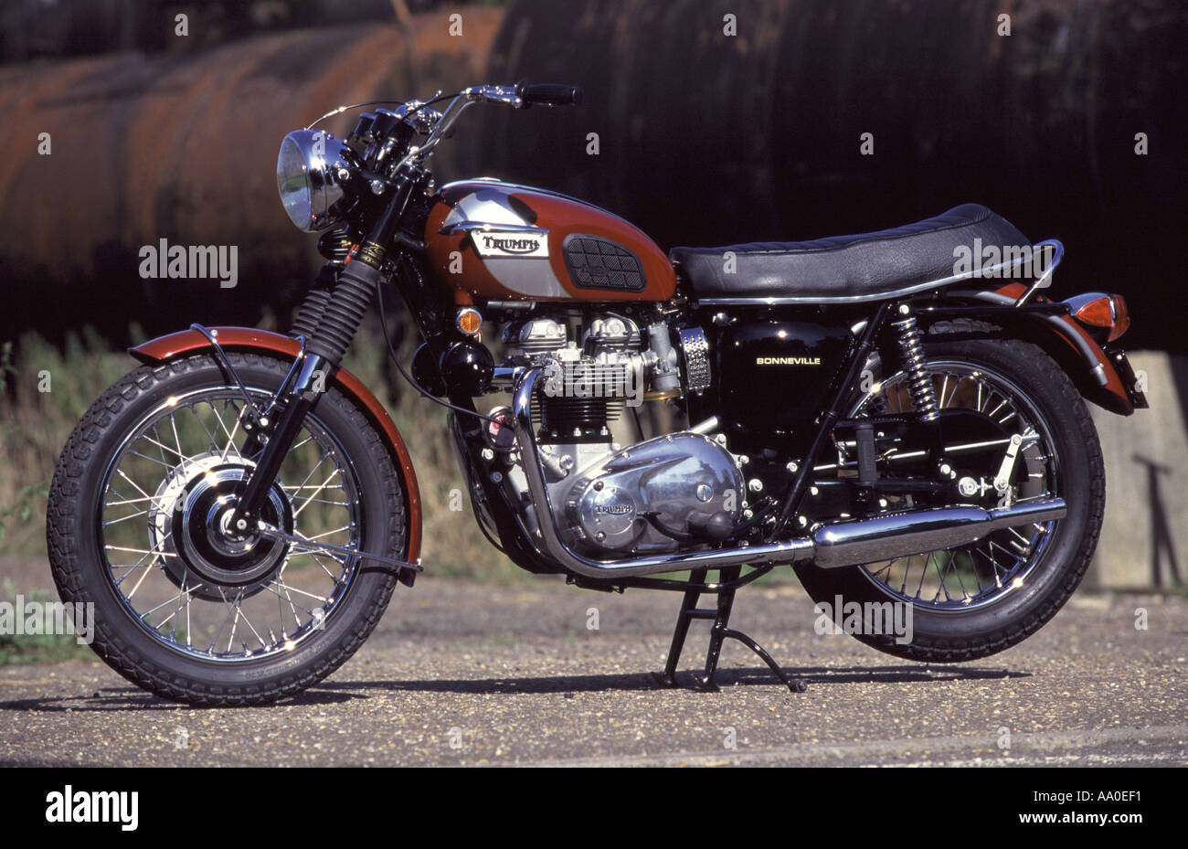 Triumph bike hi-res stock photography and images - Alamy