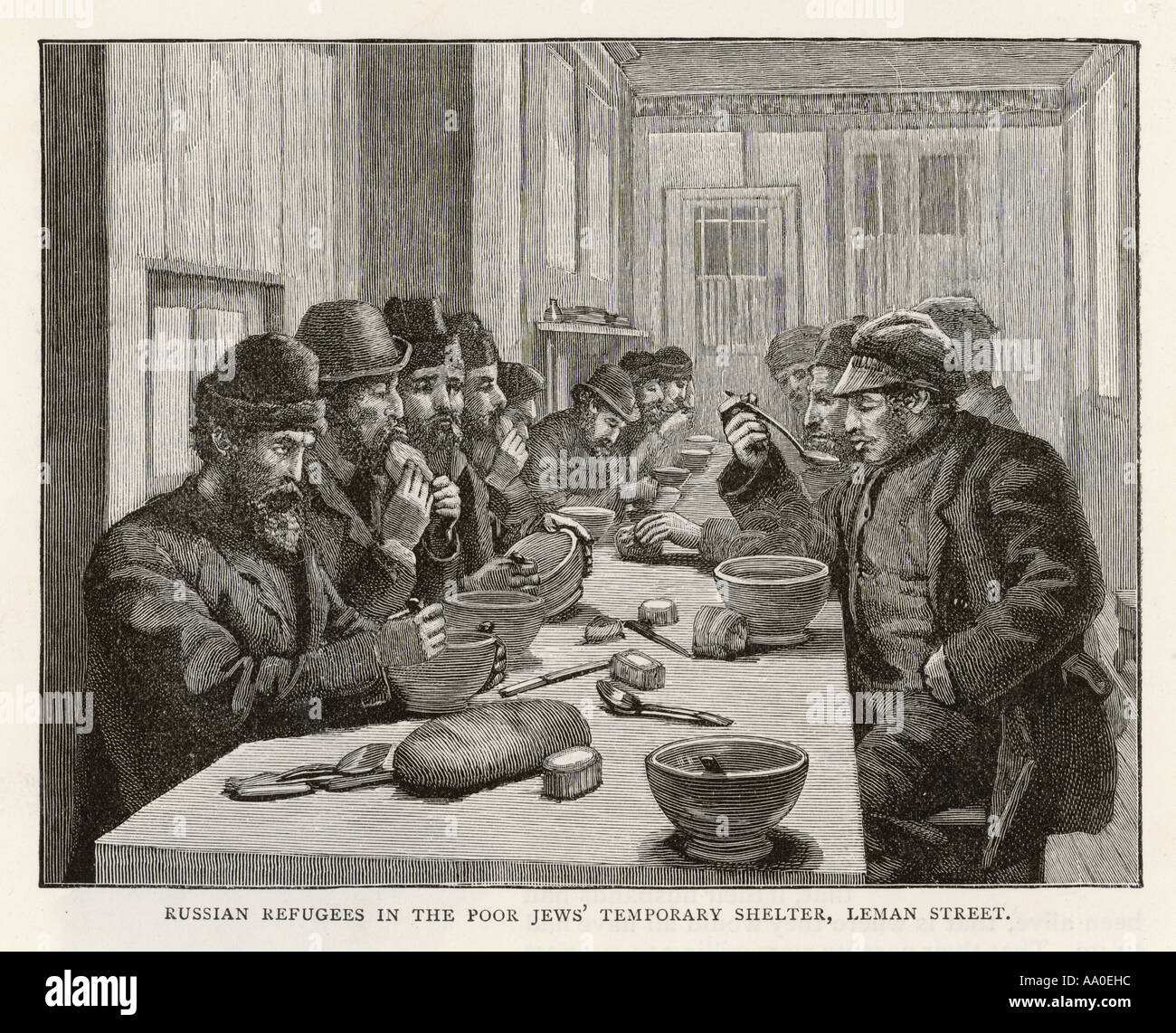 Russian Jews In England Stock Photo - Alamy