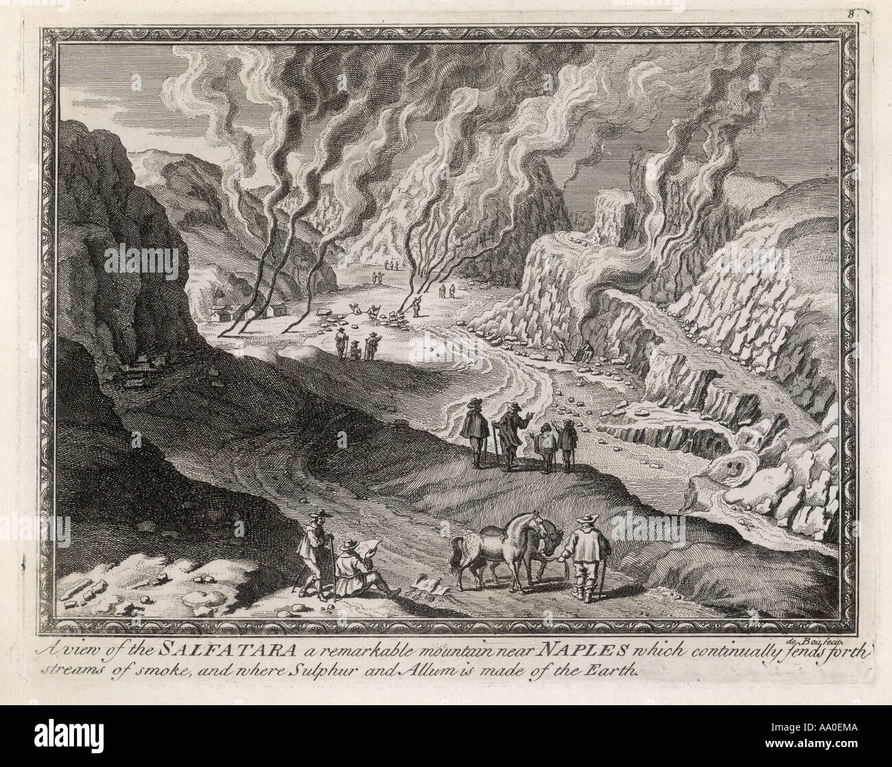 Solfatara Volcano C17th Stock Photo - Alamy