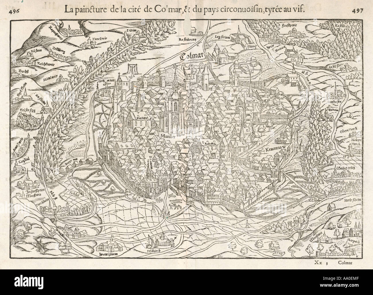 Alsace map hi-res stock photography and images - Alamy