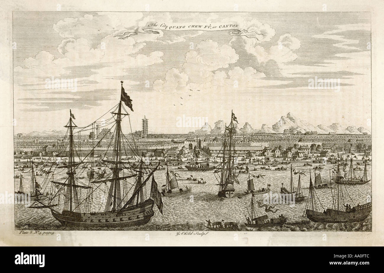 Canton china 18th century hi-res stock photography and images - Alamy