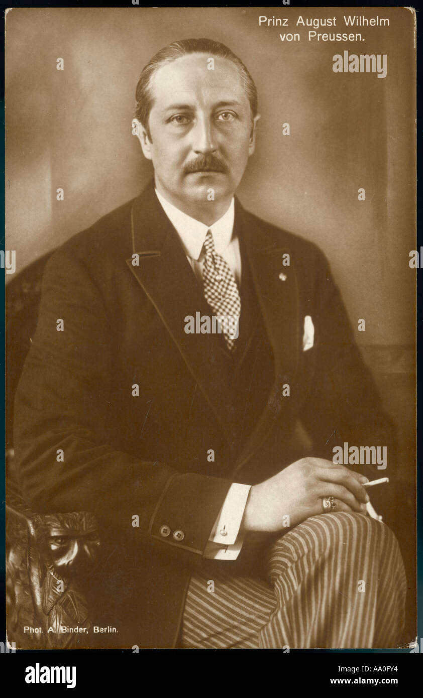 August wilhelm prussia hi-res stock photography and images - Alamy