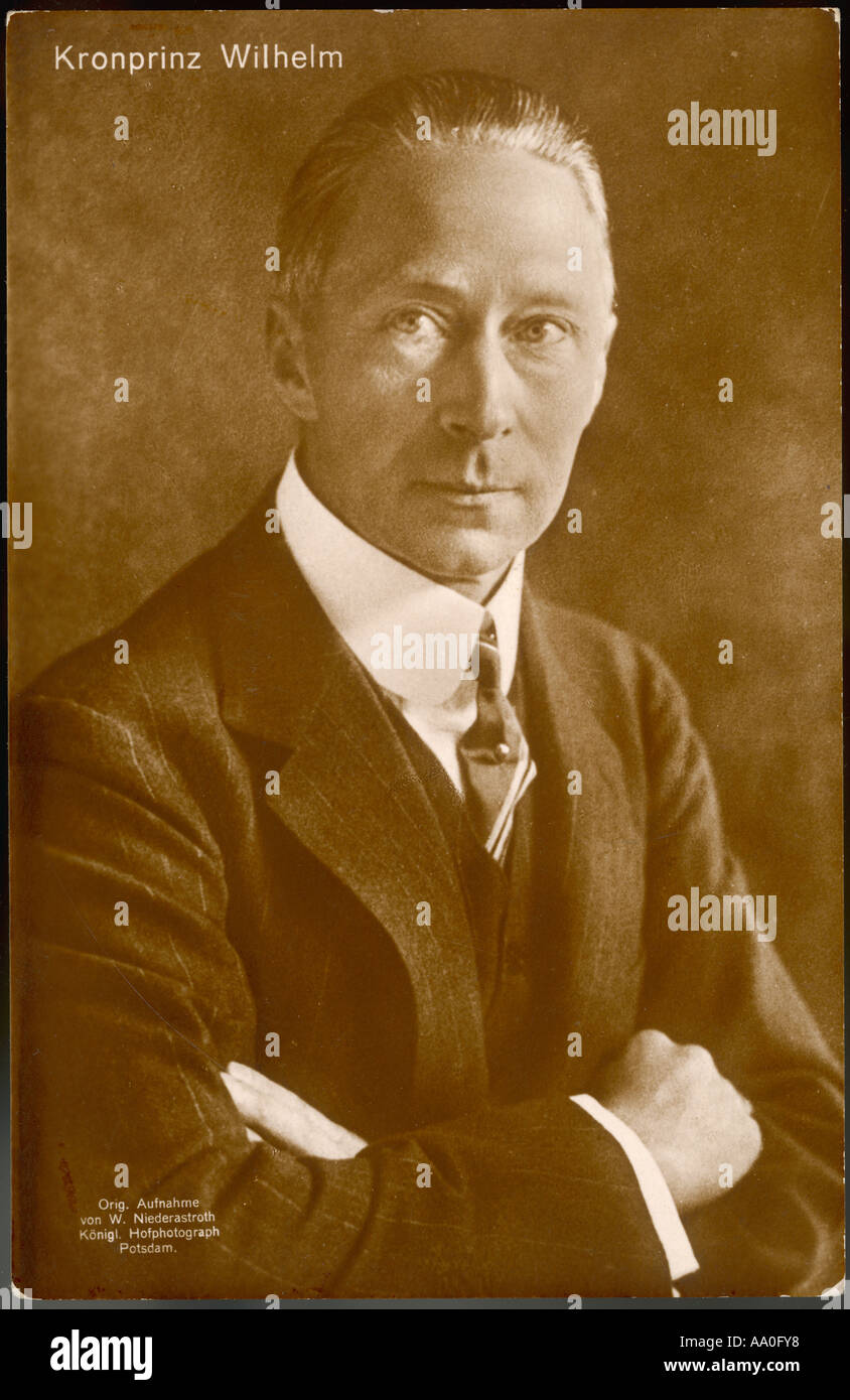 Crown Prince Wilhelm Stock Photo - Alamy