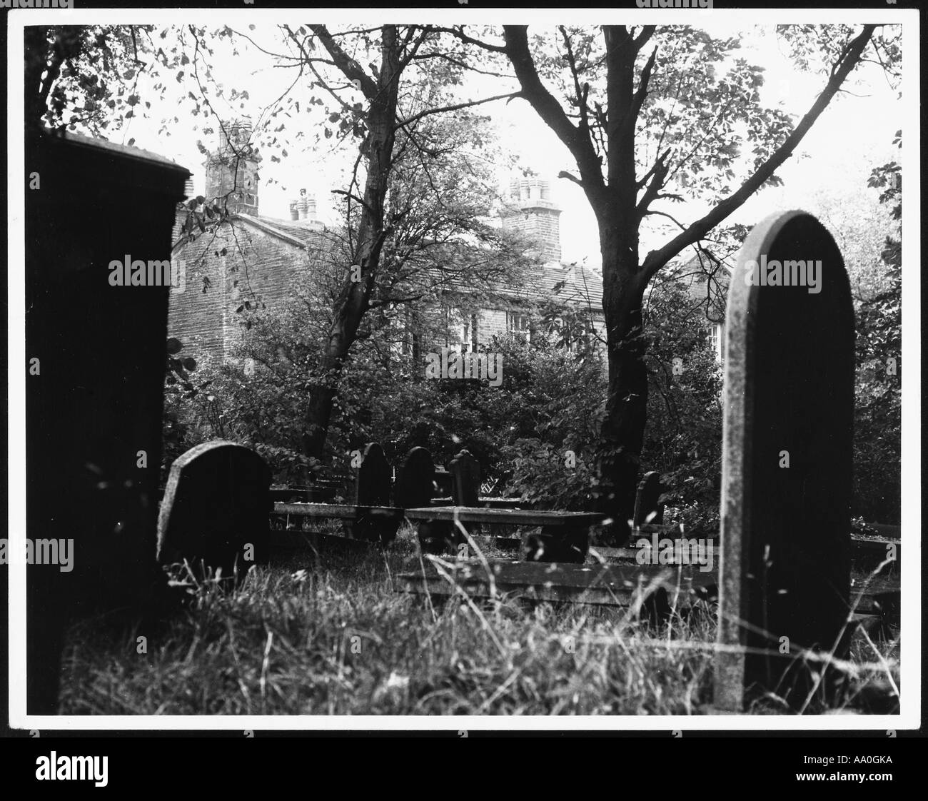 Bronte parsonage haworth cemetery hi-res stock photography and images ...