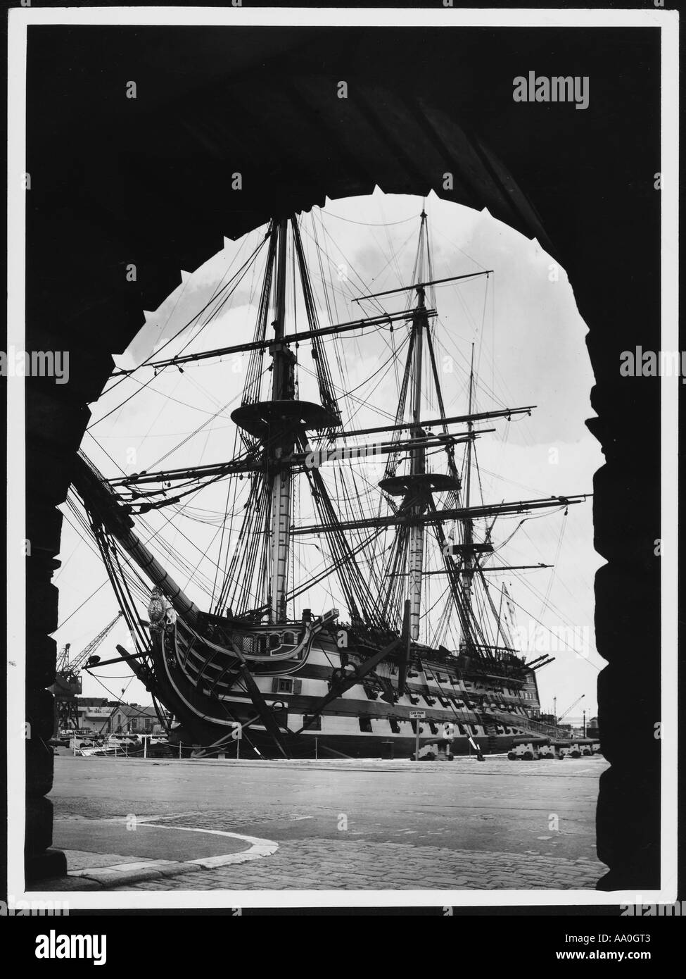 Flagship victory Black and White Stock Photos & Images - Alamy