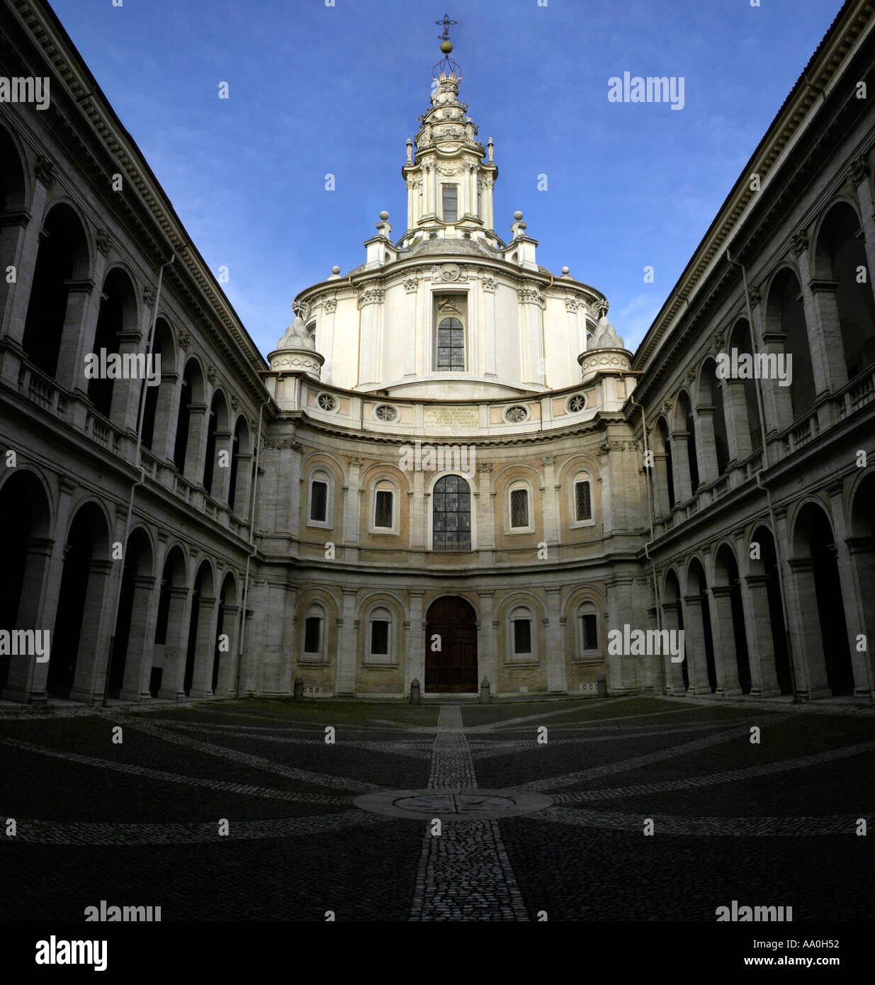 Church San Ivo alla Sapienza Stock Photo - Alamy
