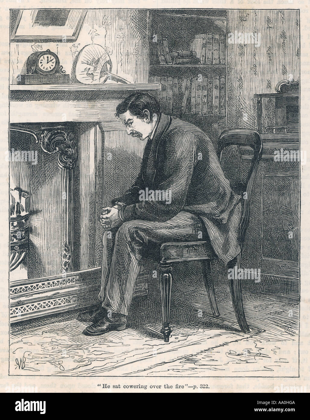 Cowering man hi-res stock photography and images - Alamy