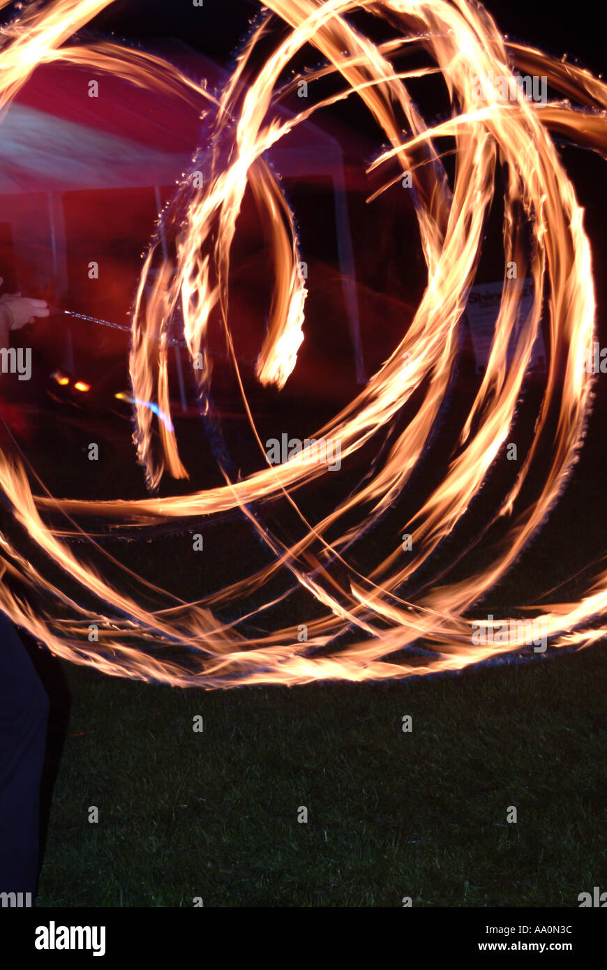 Fire twirling performer hi-res stock photography and images - Alamy