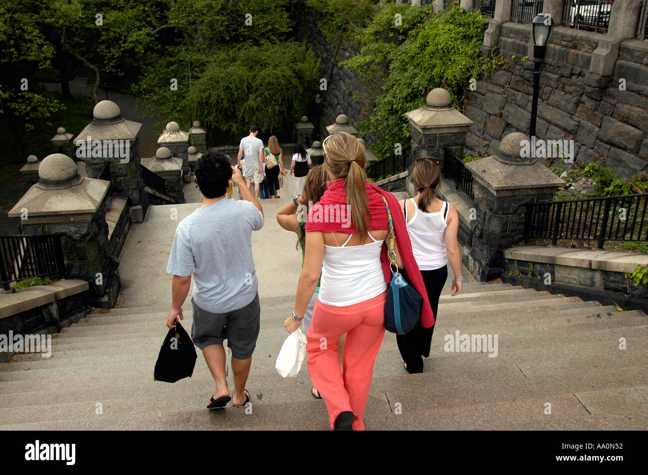 Morningside park in new york city trees hi-res stock photography and ...