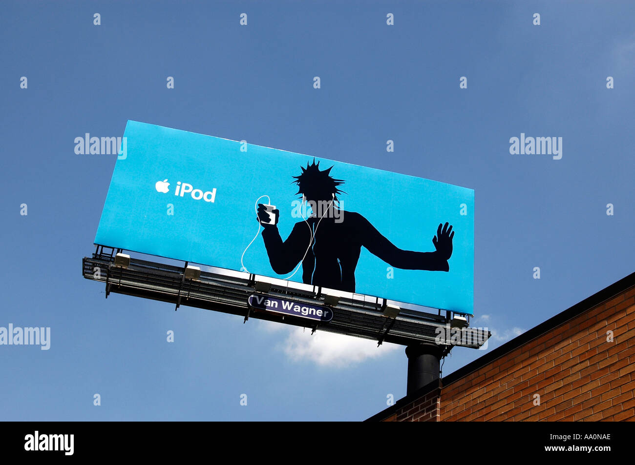 Apple music billboard hi-res stock photography and images - Alamy
