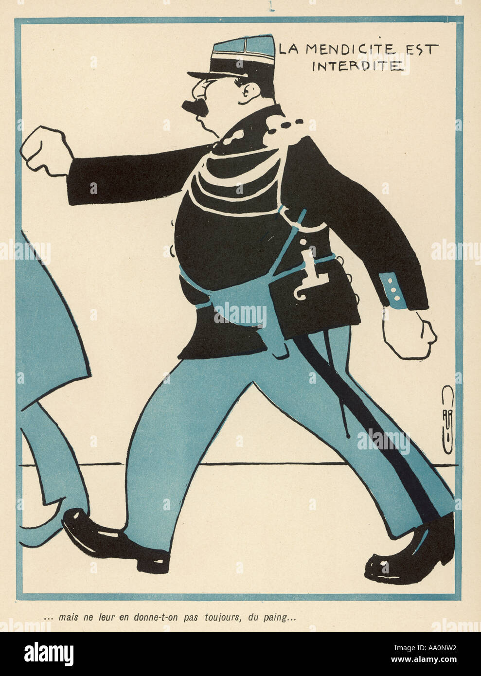 French Agent De Police Stock Photo - Alamy