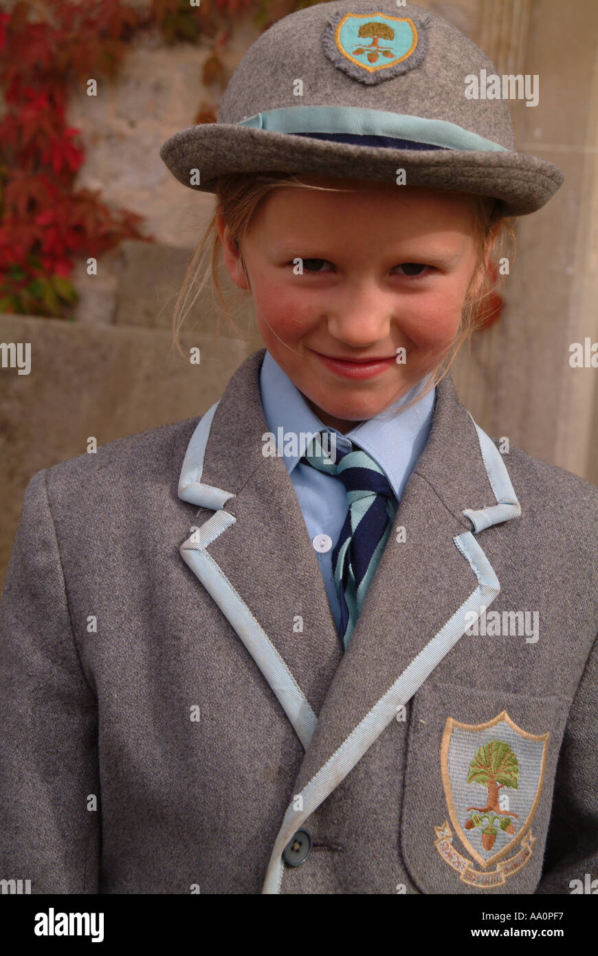 Portrait schoolgirl wearing school uniform hi-res stock photography and ...