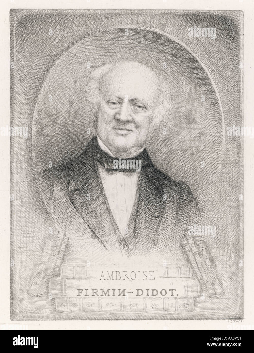 Ambroise Firmin Didot Stock Photo - Alamy