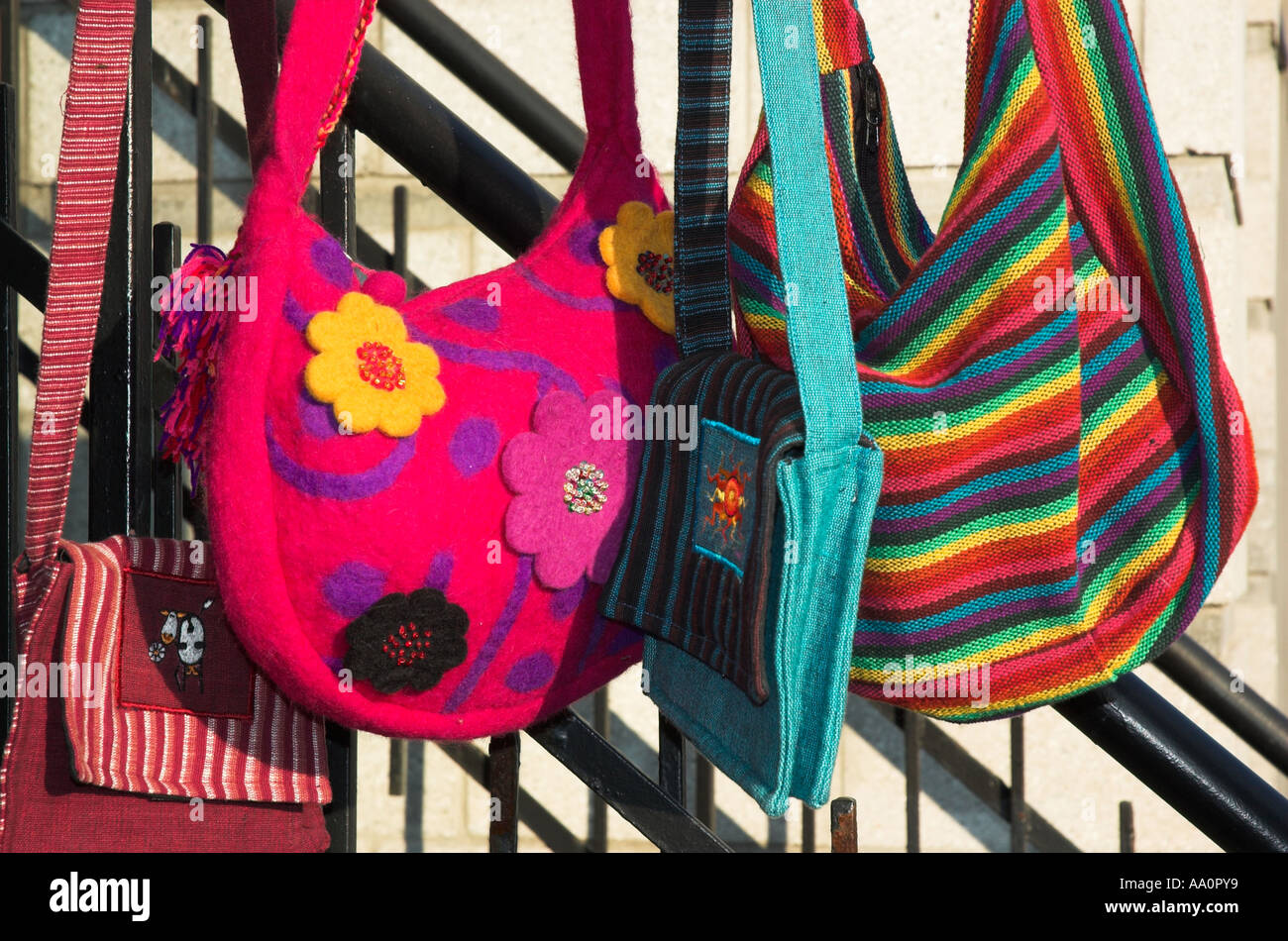 Coloured bags hi-res stock photography and images - Alamy