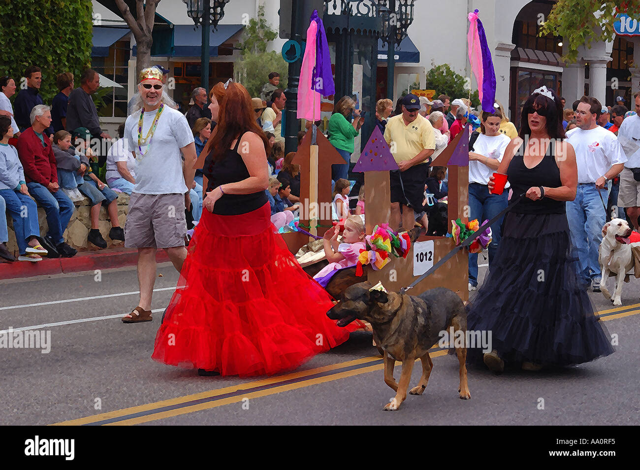 Big Dog Parade Stock Photo - Alamy