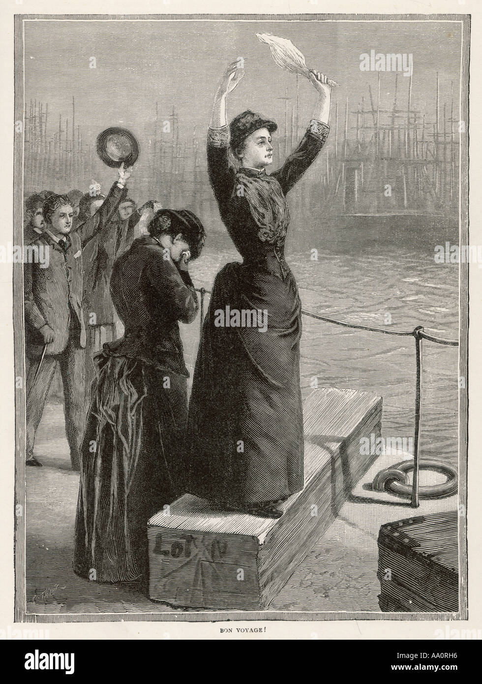 Waving bon voyage hi-res stock photography and images - Alamy