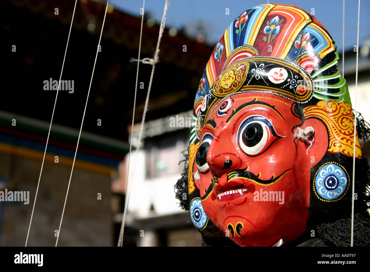 Puppet in Durbar Square, Nepal Stock Photo - Alamy