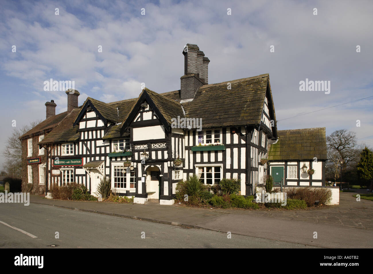 Bears Head Inn restaurant in Brereton Cheshire UK Stock Photo - Alamy