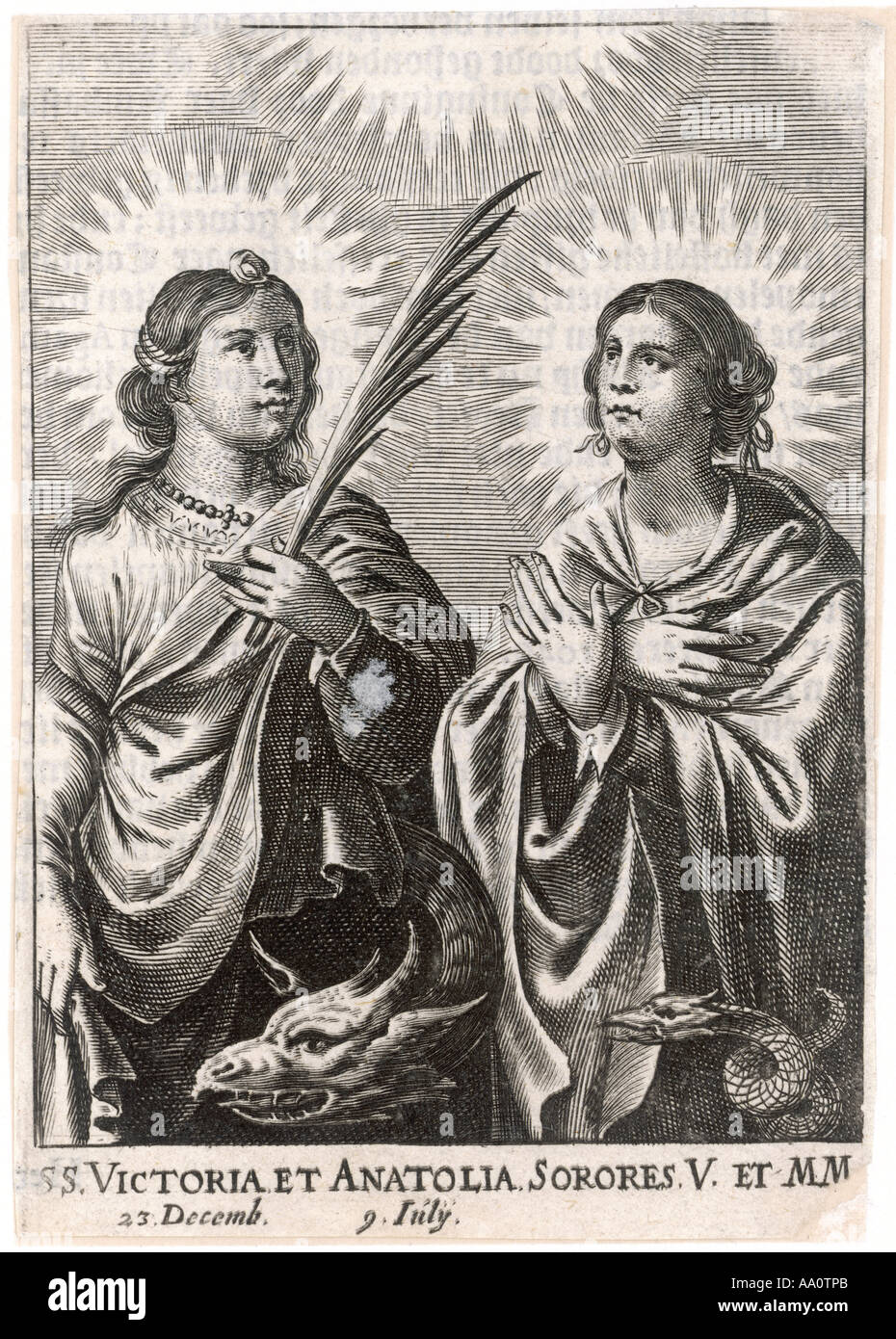Saint Victoria B+w Stock Photo - Alamy