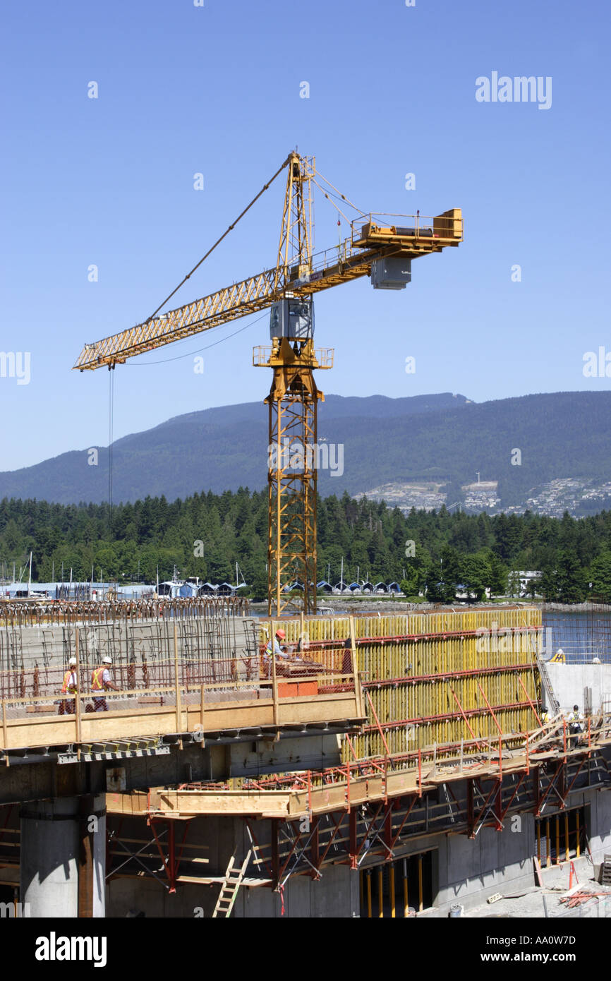Construction site, Vancouver, Canada Stock Photo - Alamy