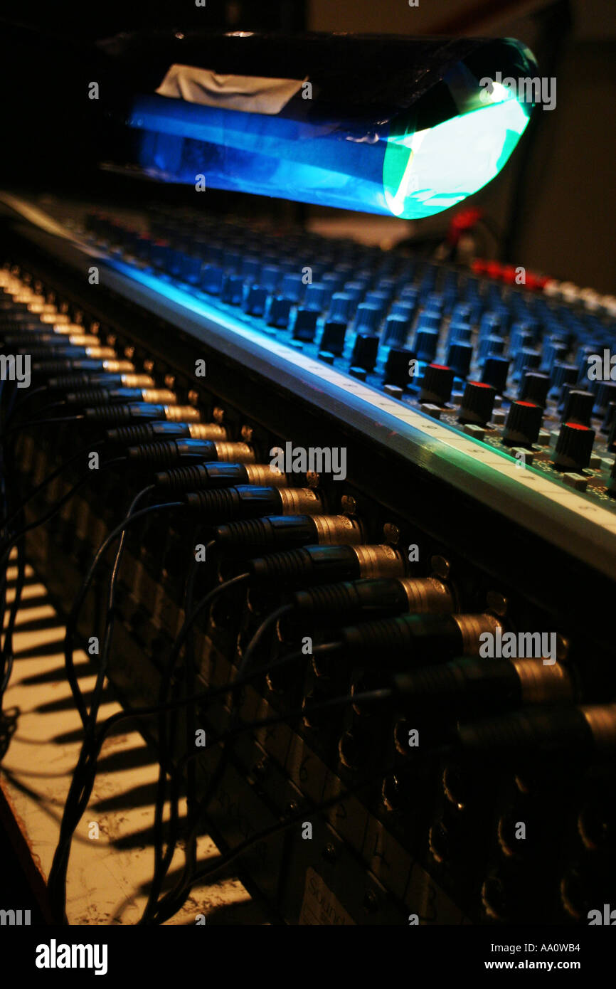 Sound control desk in theatre hi-res stock photography and images - Alamy