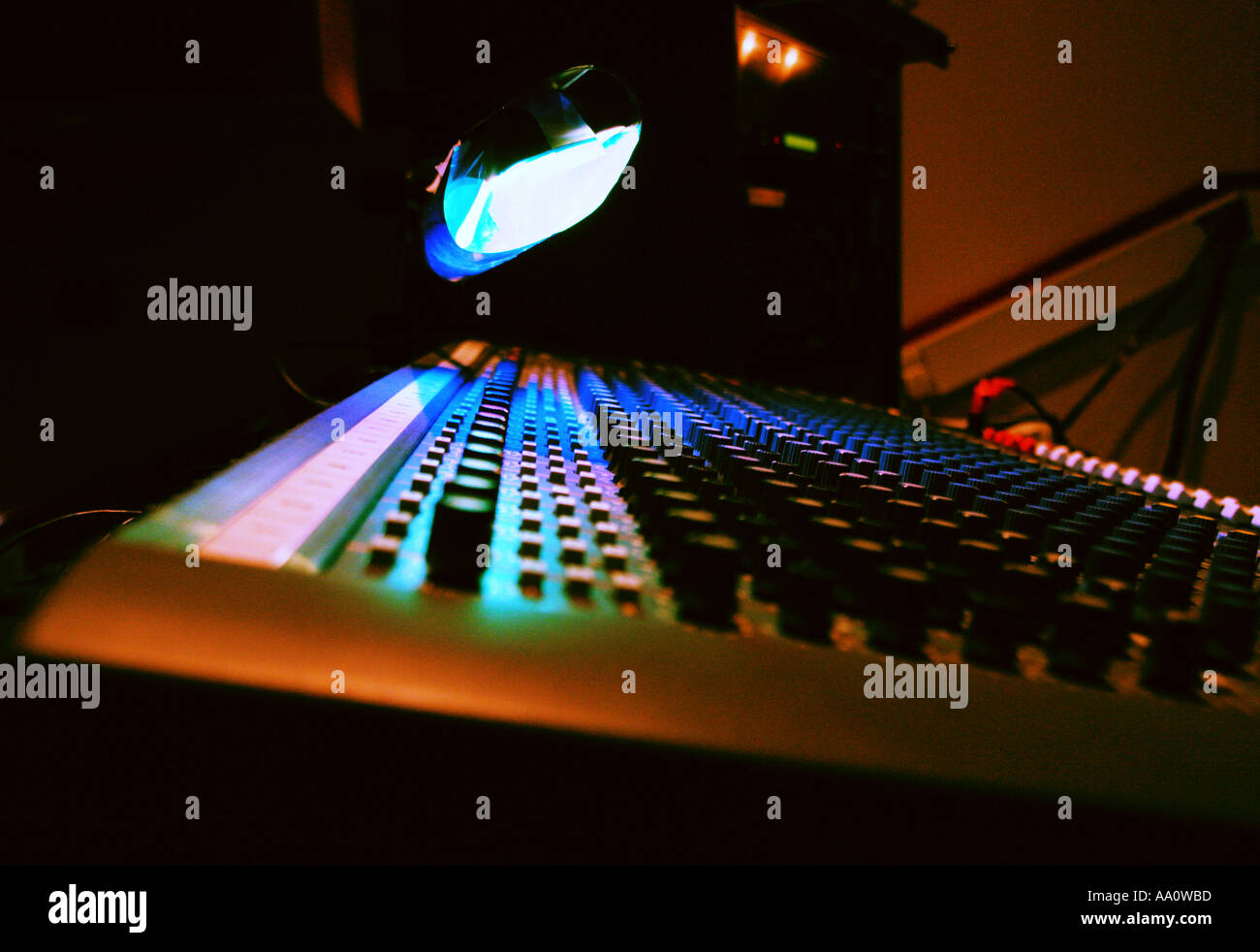 Sound control desk in theatre hi-res stock photography and images - Alamy