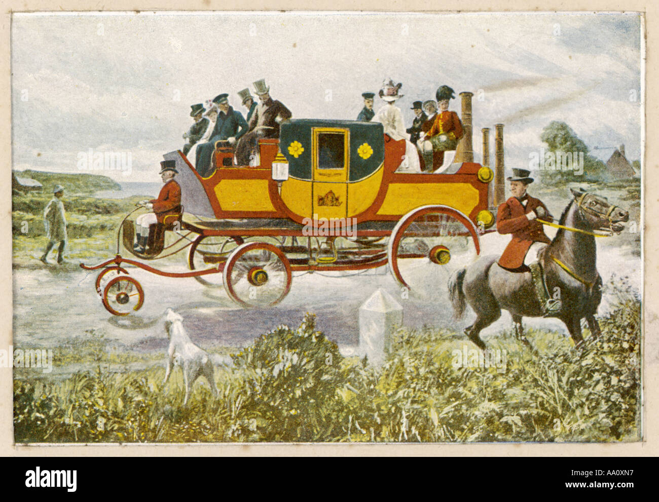 Gurneys Steam Carriage Stock Photo - Alamy