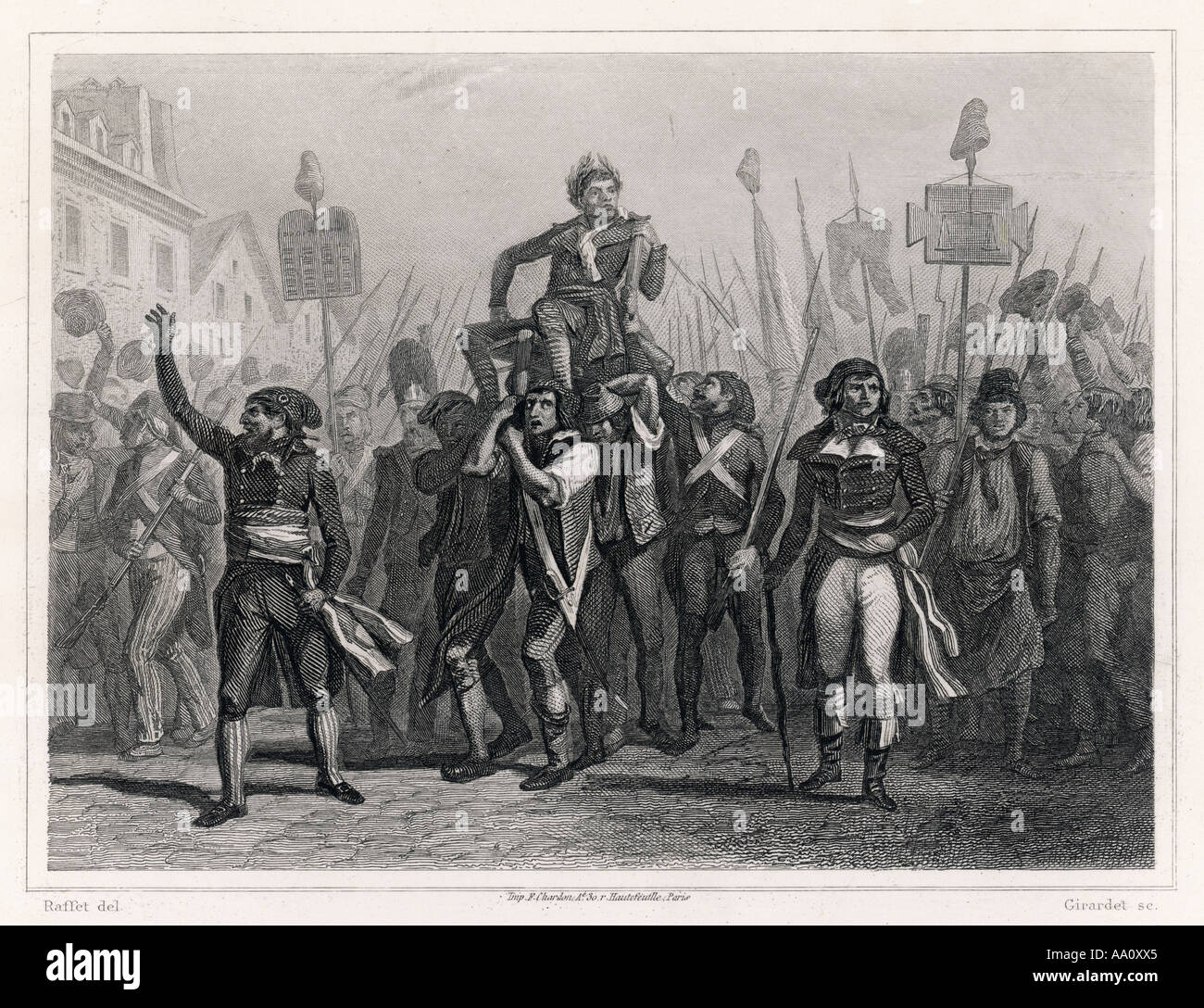 Triumph Of Marat 1793 Stock Photo - Alamy