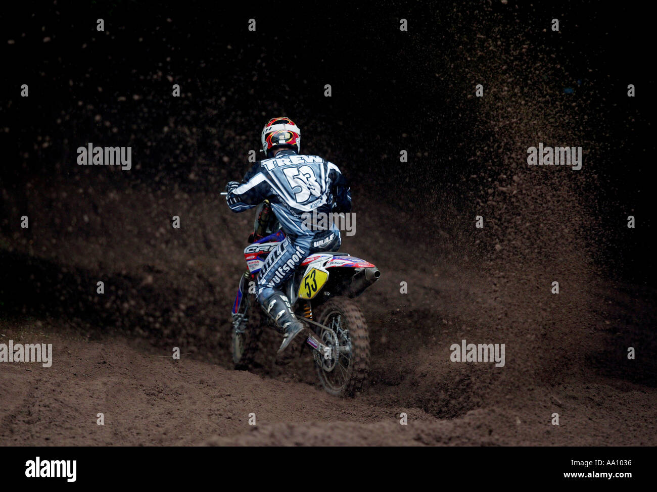 British Motocross Championship racing at Hawkstone Park Shropshire ...