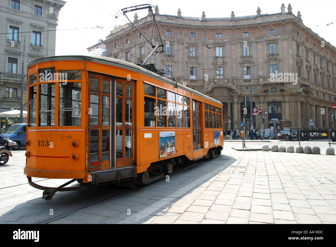 Tram in Milan Italy Stock Photo - Alamy