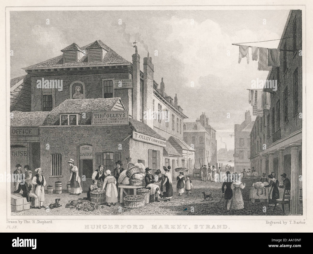 Hungerford Market London Stock Photo - Alamy