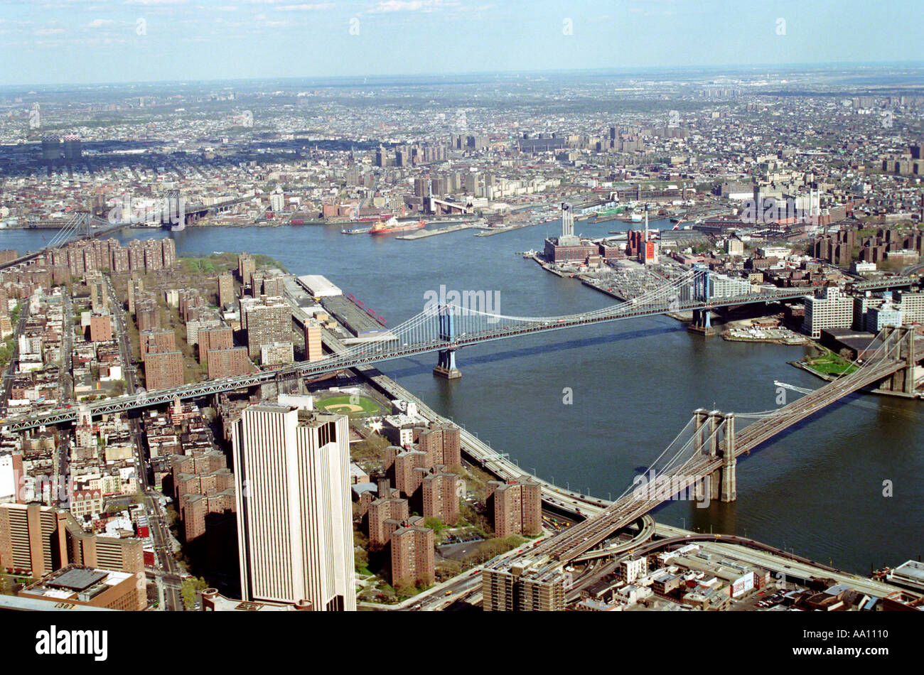 ariel view of new york Stock Photo - Alamy