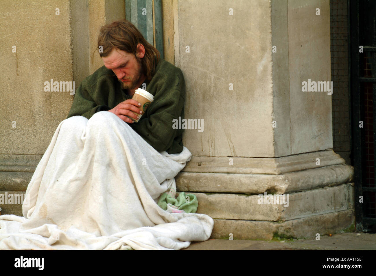 homeless man beg york begging beggar mendicant pauper beseech appeal ...