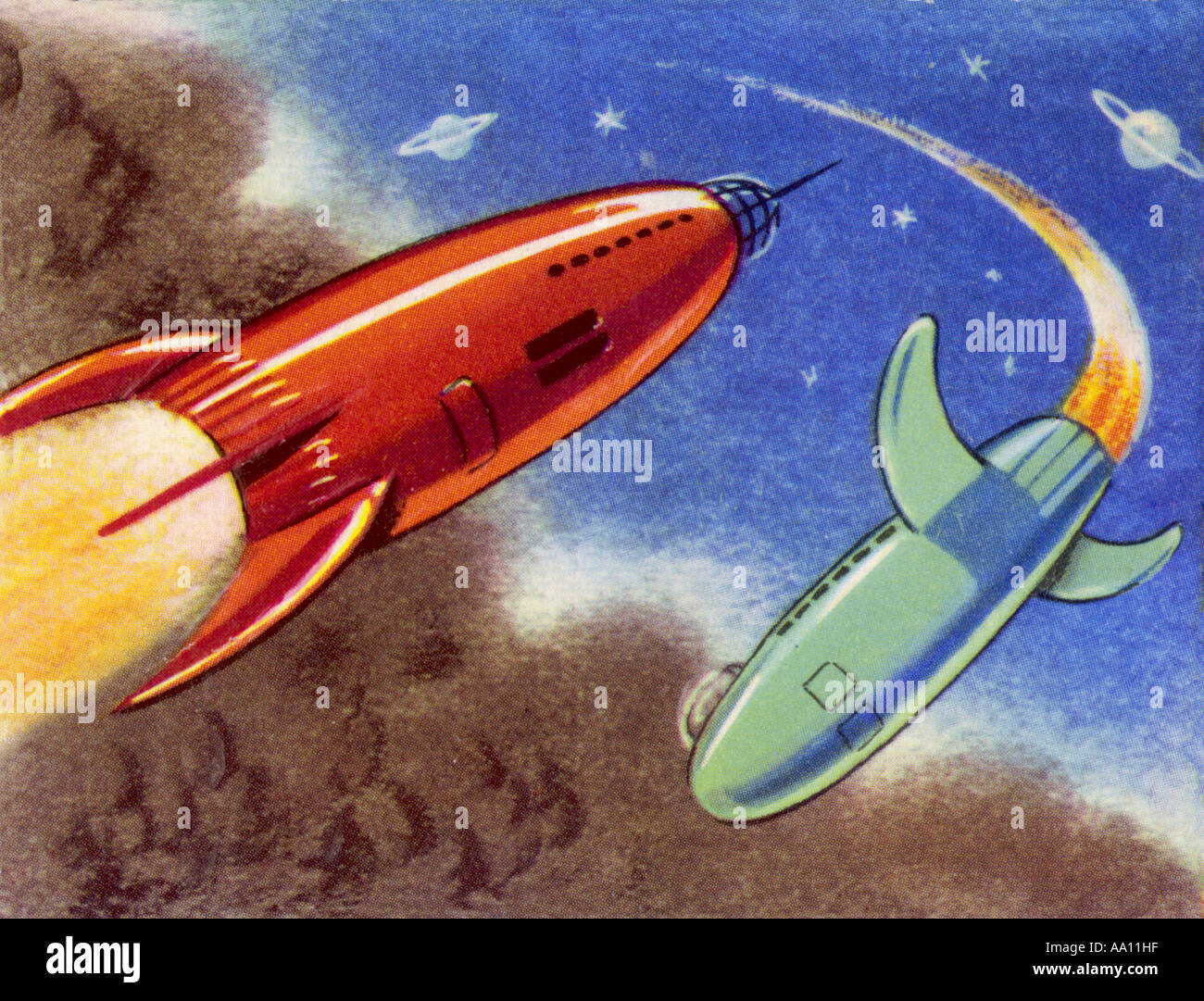 Space Exploration 1950s Ads