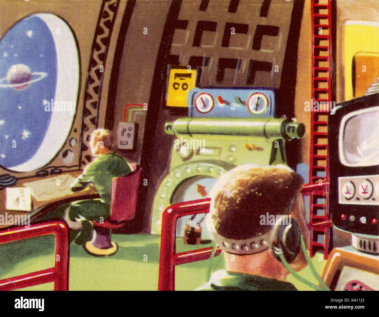 Rocket Control Cabin Stock Photo - Alamy